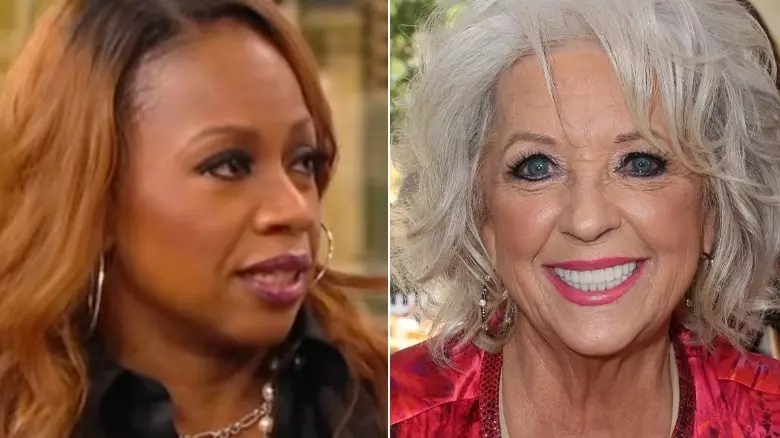 Gina Neely irriteret, Paula Deen smiler