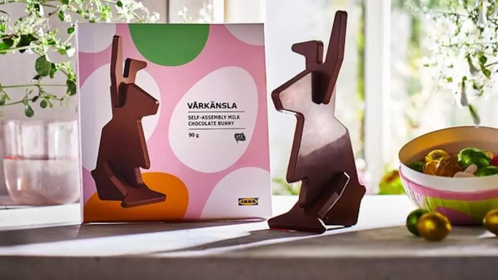 IKEA flat pack easter bunny