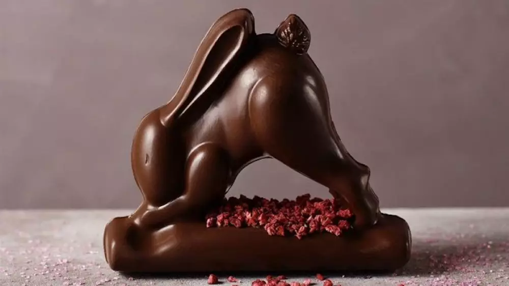 Yoga Bunny Chocolate Easter Bunny