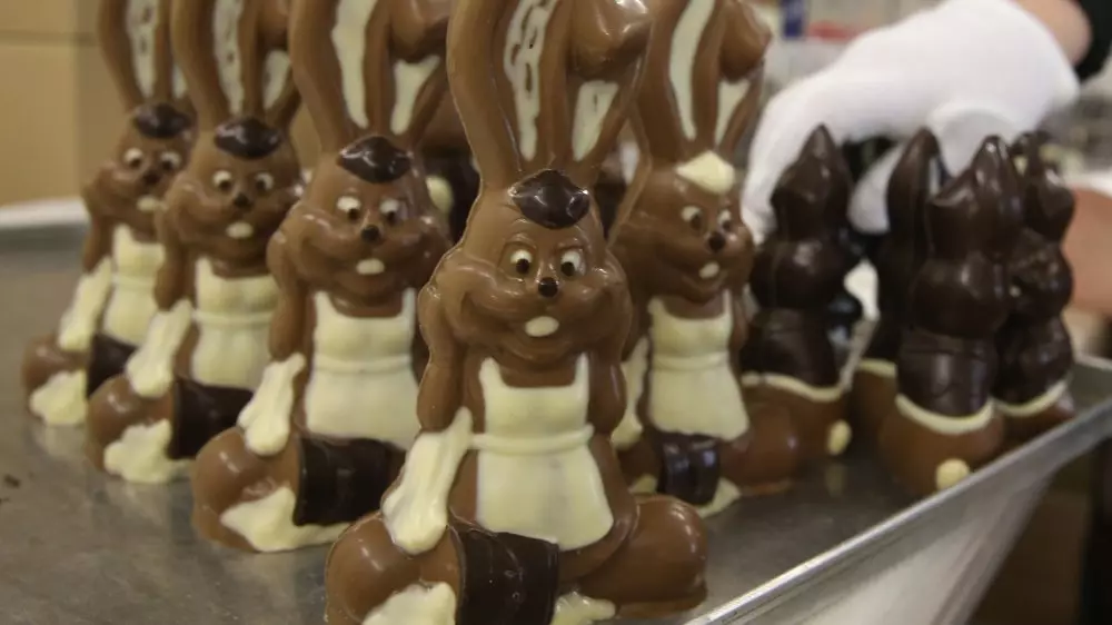 Coklat Easter Bunny kapribadian