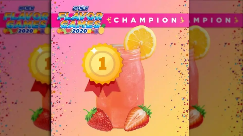 ສະບາຍດີ Chew vote ລົດຊາດ strawberry lemonade
