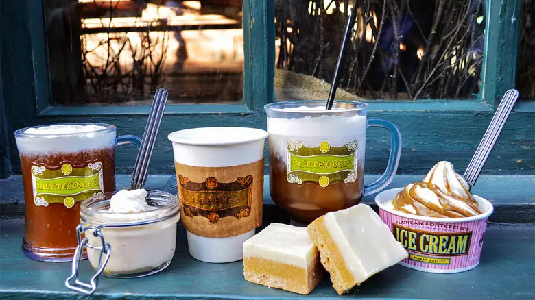 Universal Studios butterbeer fudge candy drink морозиво