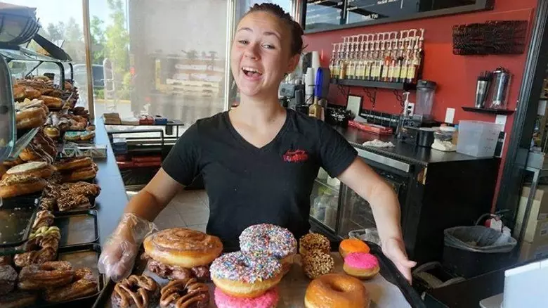 mosali ea tšoereng terei ea donut