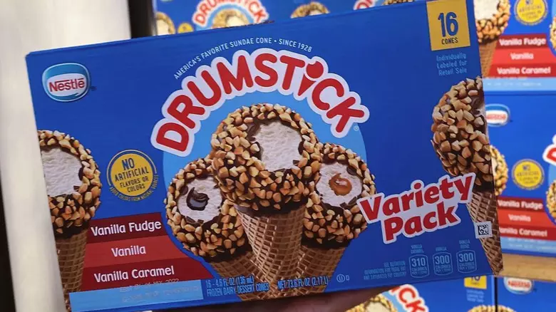 Drumstick ice cream akasiyana bhokisi