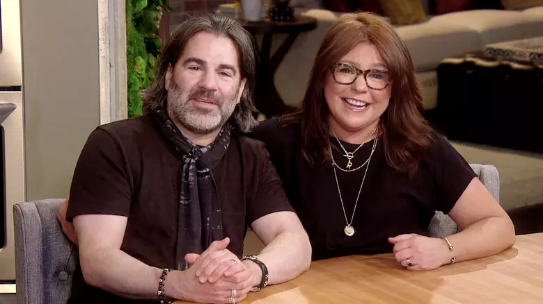 Rachael Ray en man, John Cusimano, glimlag