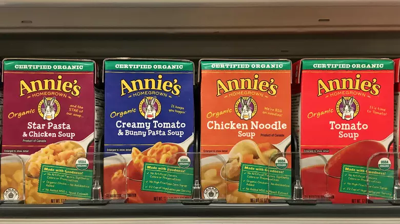 linje med Annies suppe i matbutikken