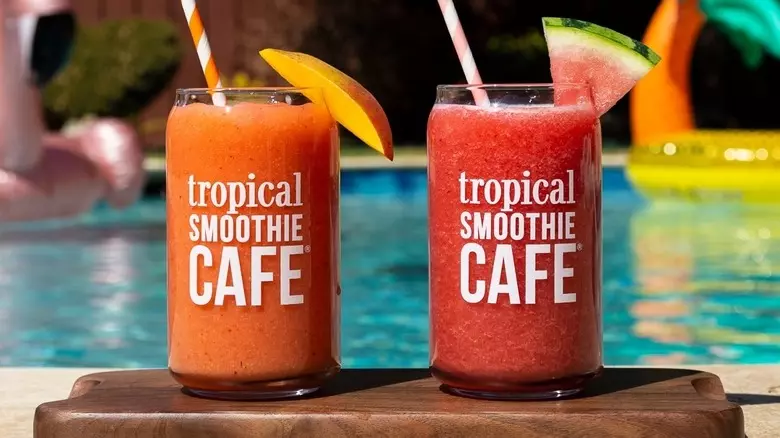 Tropical Smoothie Cafe ဖျော်ရည်များ