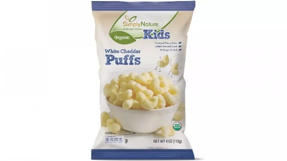 aldi Simönekeý tebigat Ak Çeddar Puffs