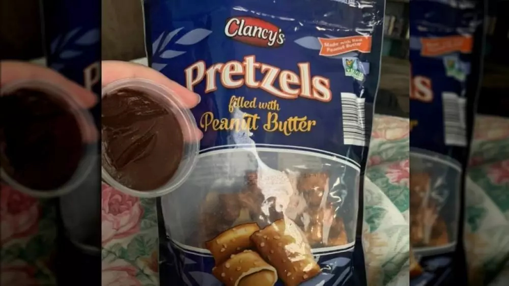 aldi Klansiniň nohut ýagy Pretzels