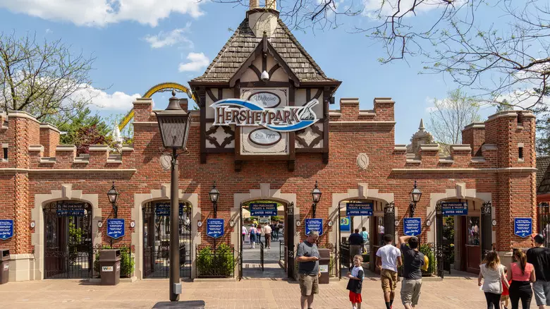 Hershey park brick exterior