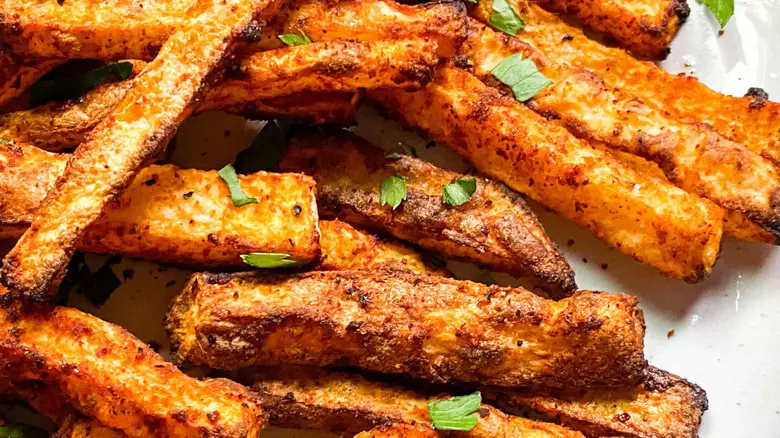 air fryer jicama fries