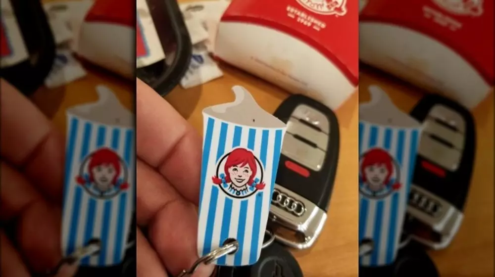 Етикет за ключ на Wendy's Frosty