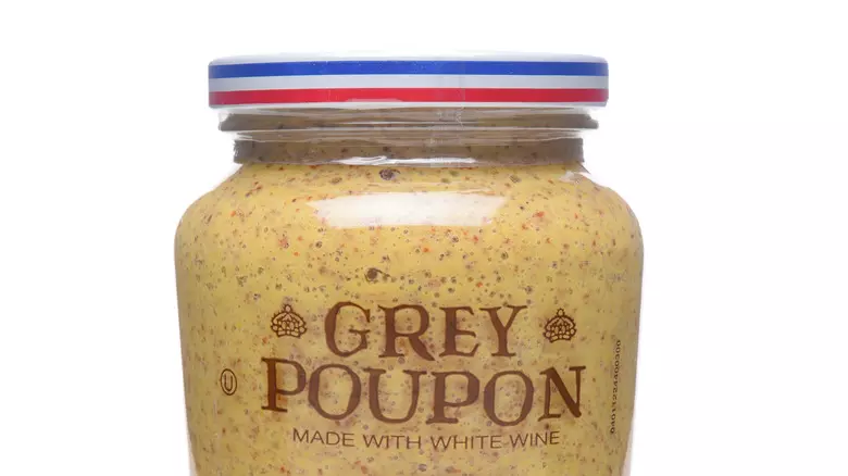 mustard poupon abu-abu