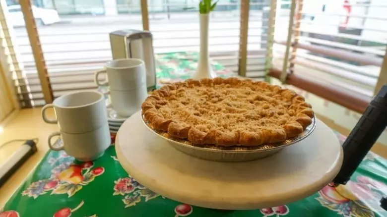 Soere room Nederlânske Cranberry pie