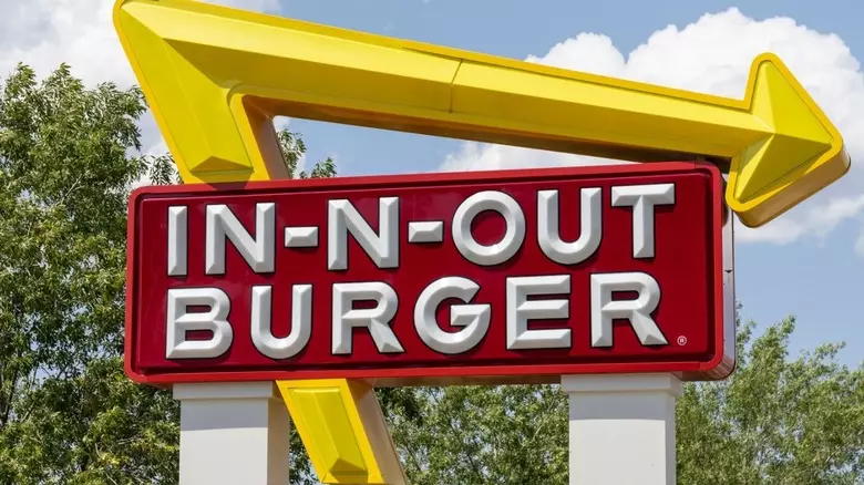 In-N-Out Burger znamení