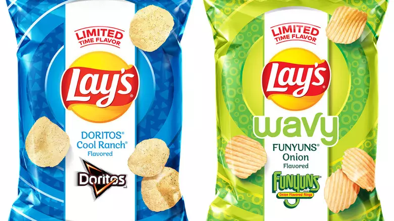 Lay's Dorito's Cool Ranch en Wavy Funyuns