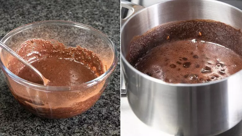 hacer una pasta de chocolate