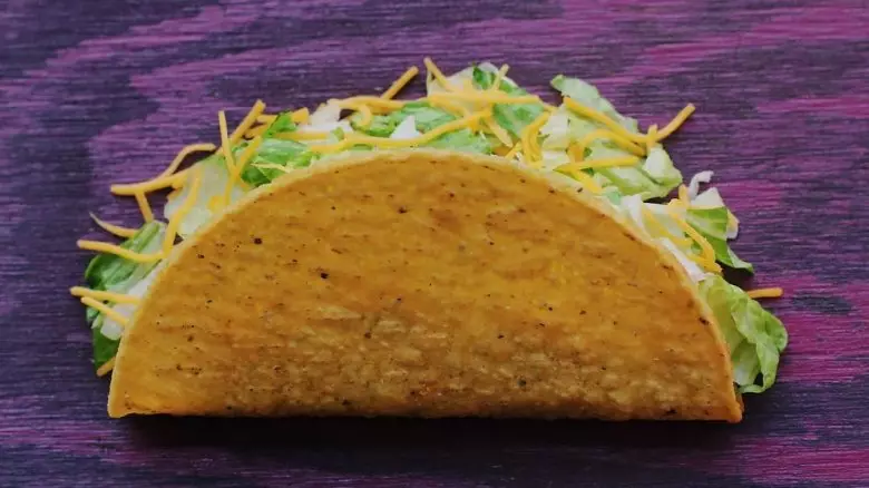 Knapperige taco