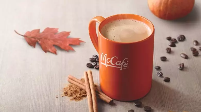 McDonald's Kaffi Kürbis Gewierz