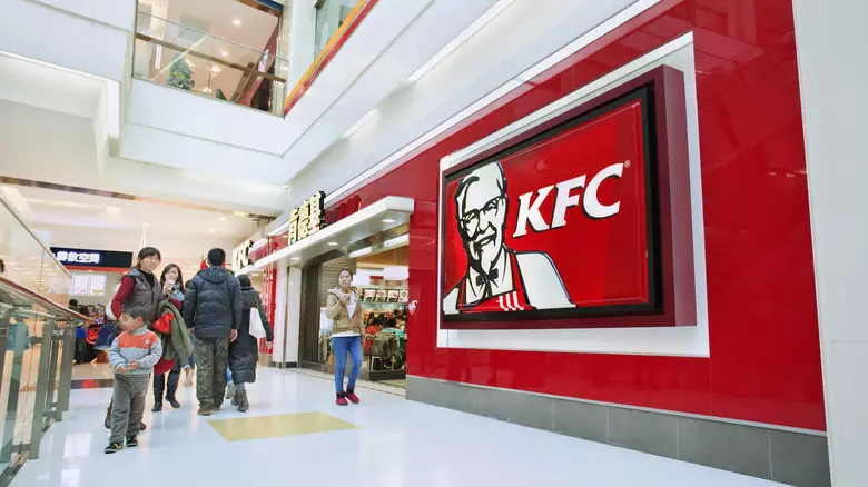 Posizione KFC in Asia