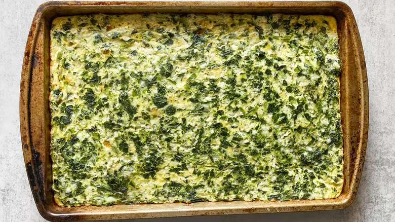 linuto nga spinach, cottage cheese pie