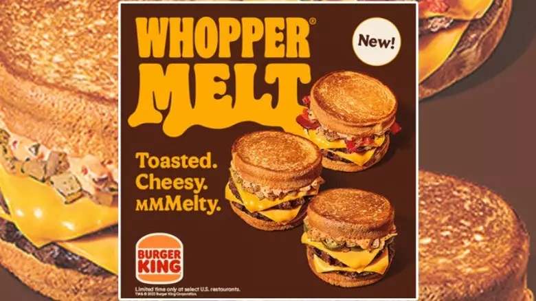 Annonce fir Burger King Whopper Melts