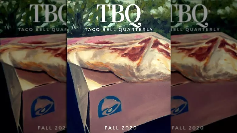 Štvrťročná obálka Taco Bell na jeseň 2020