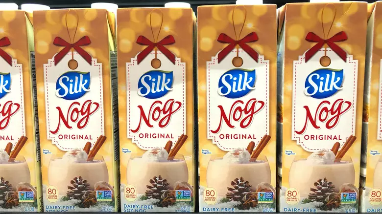 Nog sen lácteos da marca Silk