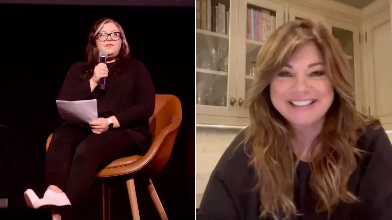 Helen Rosner a l'escenari, Valerie Bertinelli fent la promoció del seu llibre