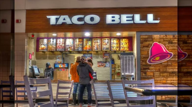 Ang menu ng Taco Bell