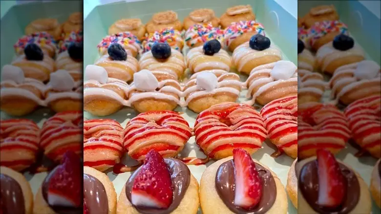 Mini-kekli donutlar