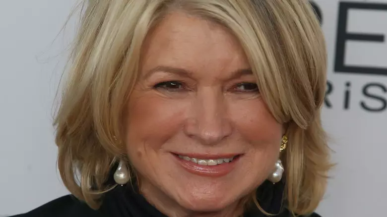 Martha Stewart yambaye impeta