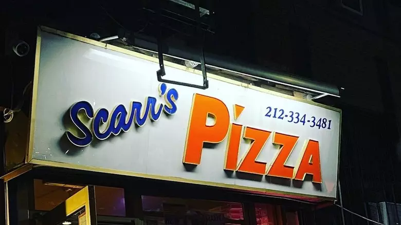 សញ្ញាខាងក្រៅរបស់ Scarr's Pizza