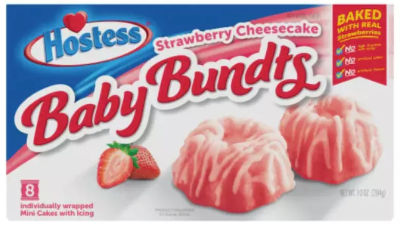 Moress Strawberry Cheesecake Baby Bundt Cakes