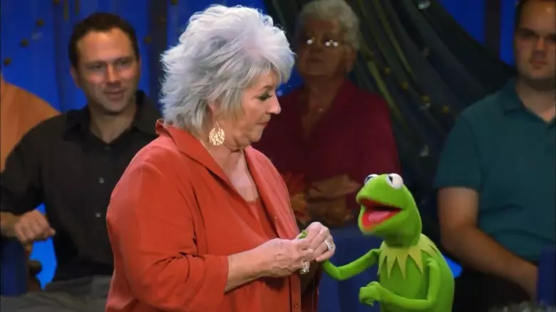 Paula Deen mluví s Kermitem