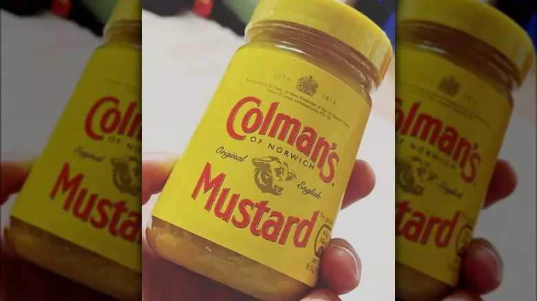 Jar of Colman's original English sinapi