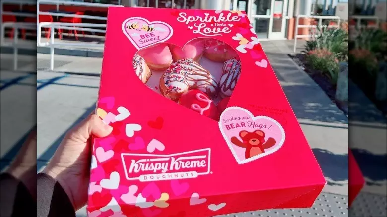 Krispy Kreme Valentynsboks donuts