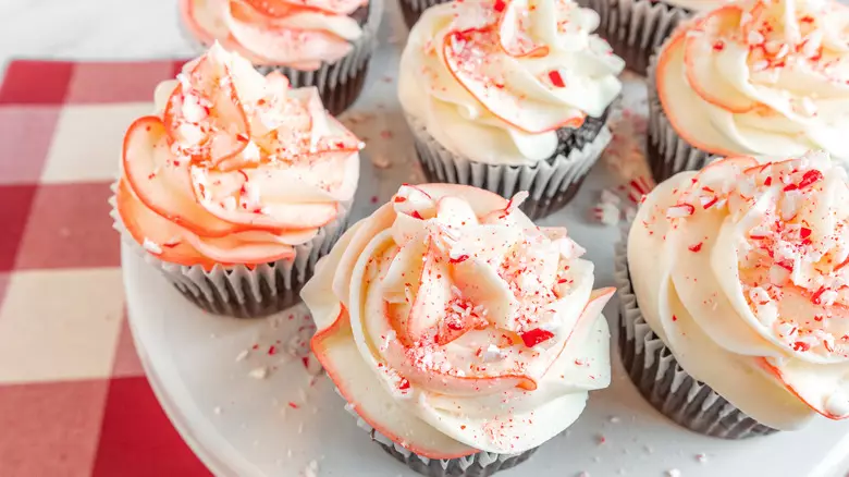 frosted chokoreti peppermint cupcakes