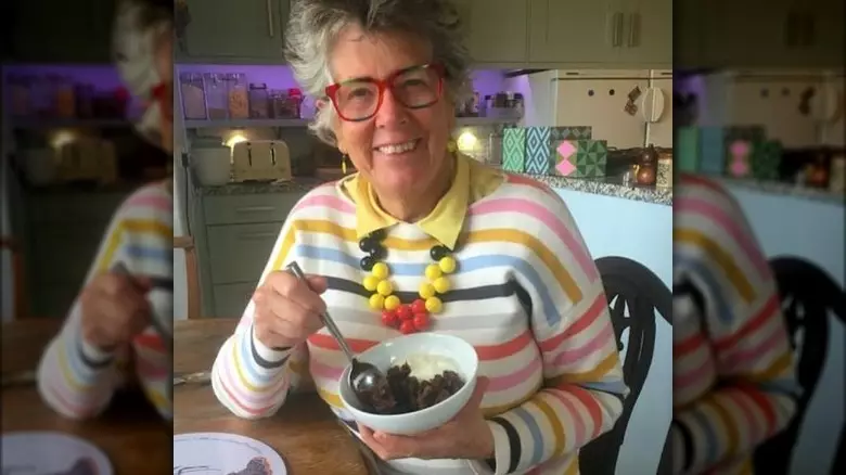 prue leith magustoitu söömas