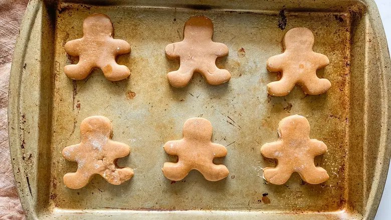 formas de biscoito de gengibre