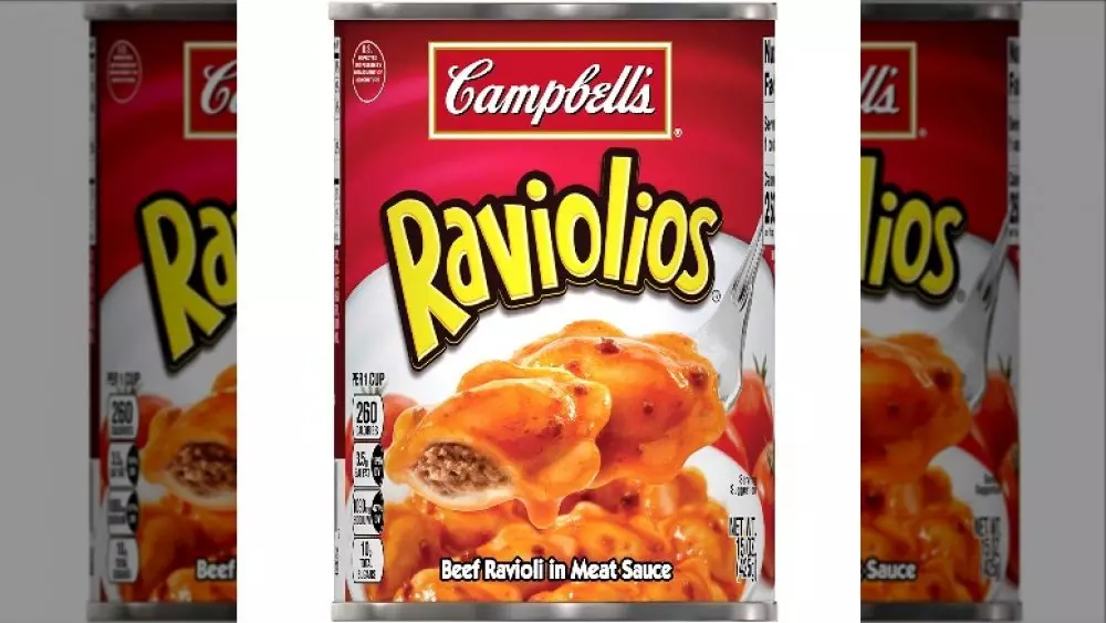 Ravioli uit blik