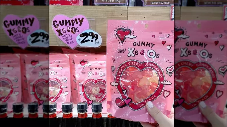 San Valentin eguneko gozoki poltsa Trader Joe's-en eskutik