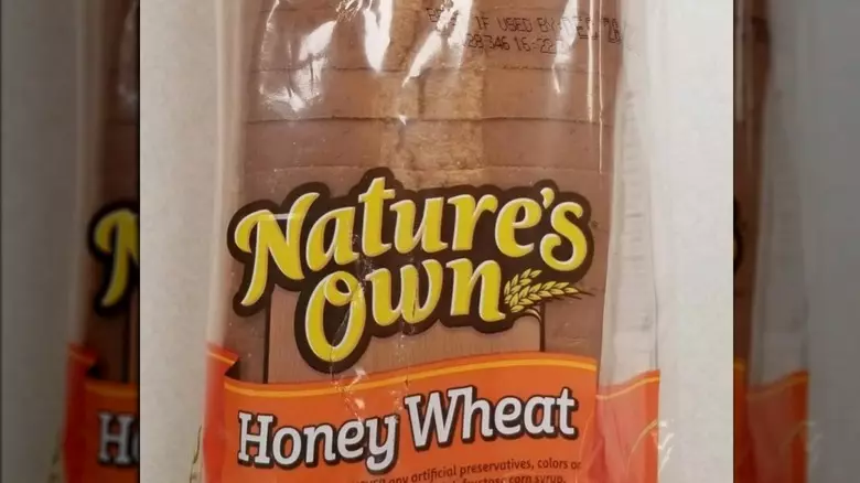 Honey Wheat bread packaging