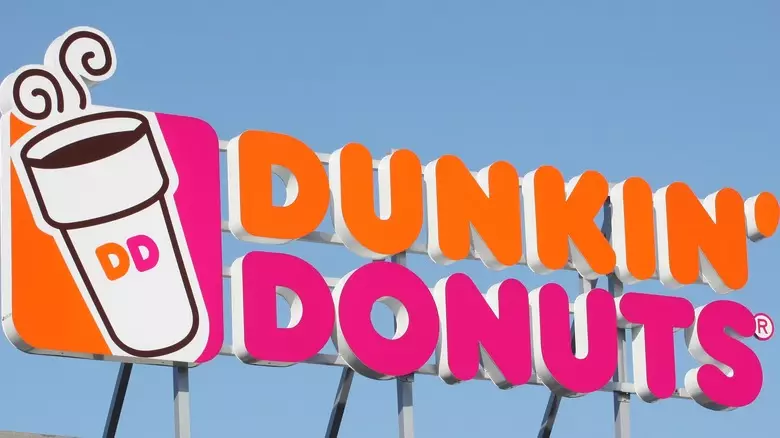 Dunkin' Donuts લોગો સાઇન