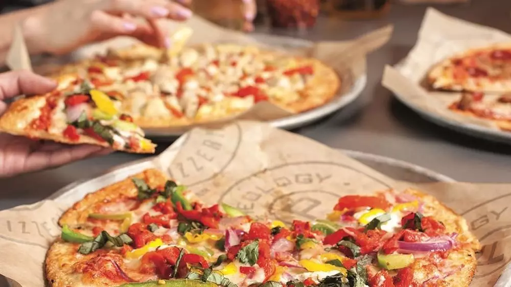 Pieology Pizza kriške