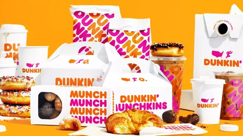 Ассортимент продукции Dunkin'