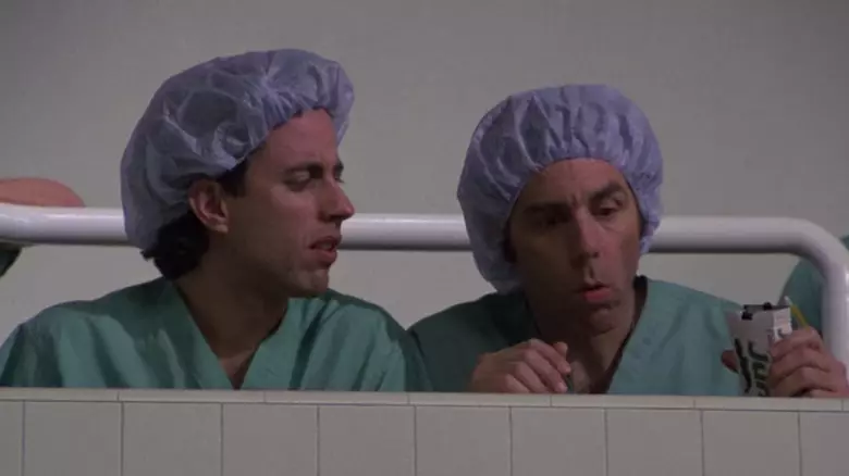 Jerry Seinfeld et Michael Richards dans