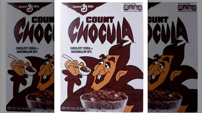 Кутия със зърнени храни Count Chocula