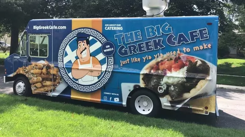 food truck veľká grécka kaviareň