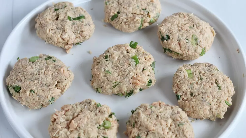 polpette di salmone crudo